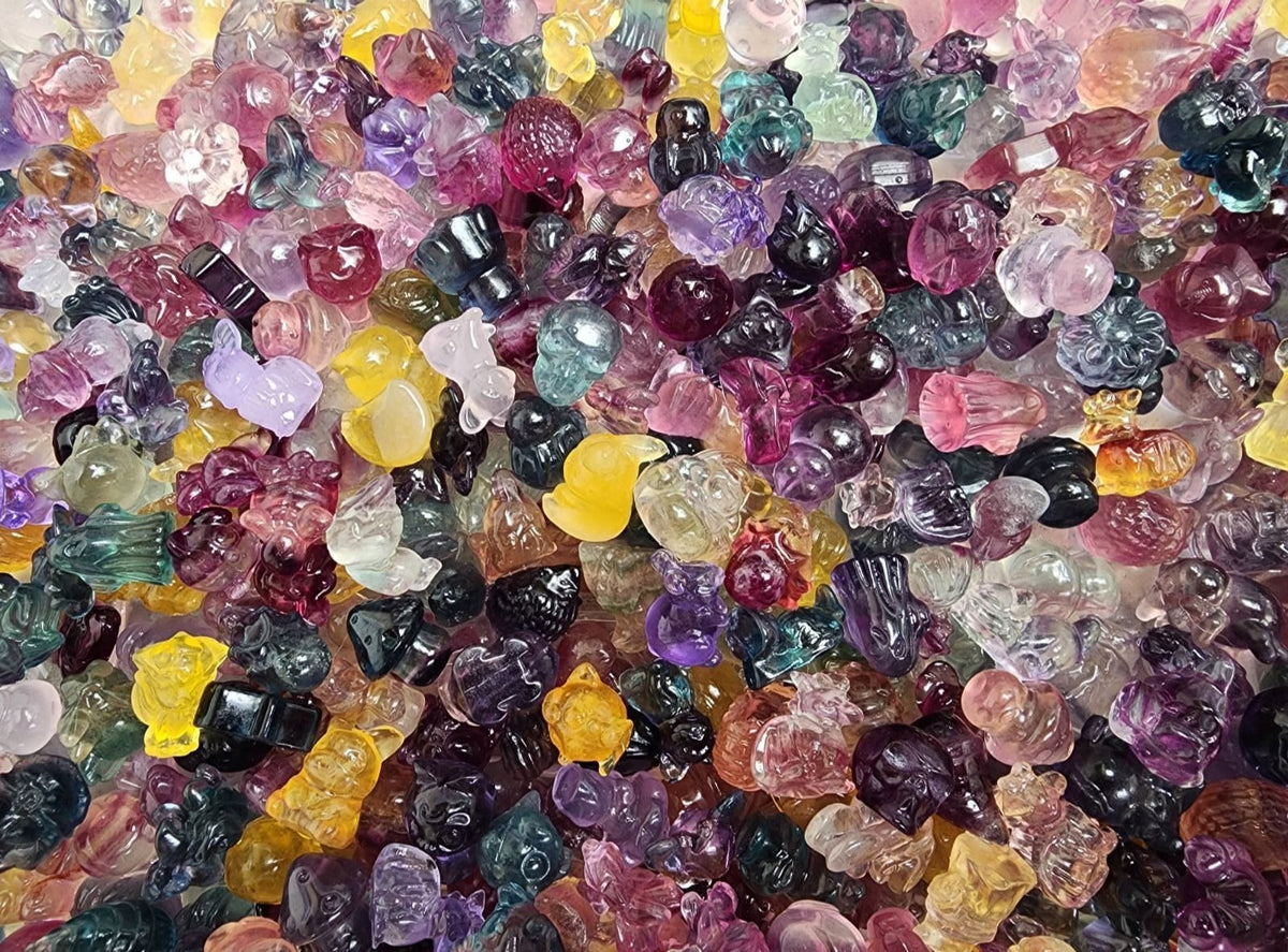 Mini Fluorite Carvings – My Crystal Grove
